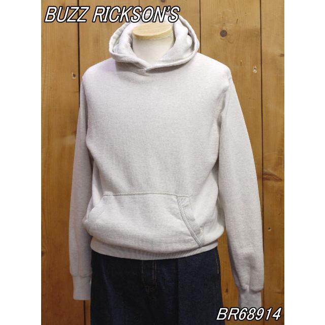 BUZZ RICKSON'S バズリクソンズ SET-IN SWEAT PARKA 無地スウェットパーカー グレー オリーブ オートミル ブラック オレンジ BR68914 : CRAFT ...