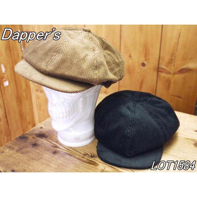 ダッパーズ コーディロイクラシカルキャスケット TypeA ブラック キャメル LOT1584 ハンチング dapper's : CRAFT ヤフーショップ - 通販 - Yahoo!ショッピング