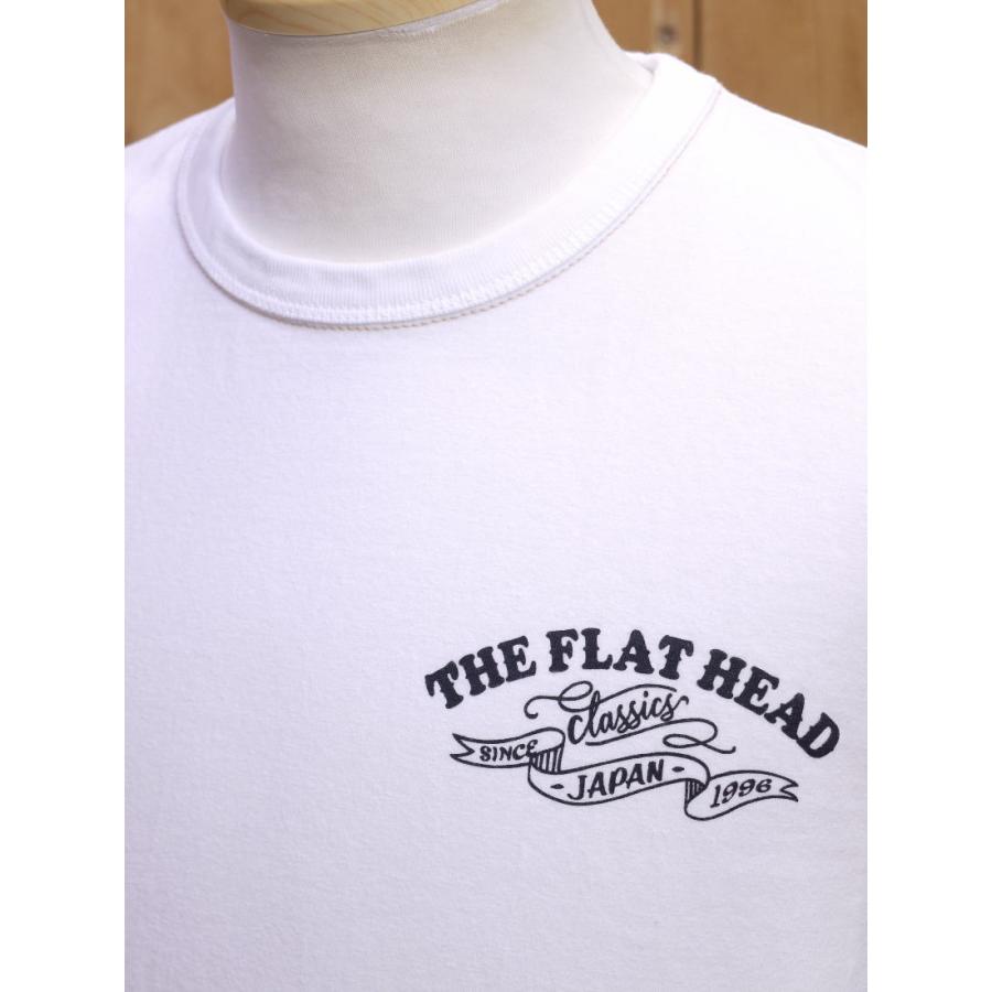 The Flat Head フラットヘッド Tシャツ FN-THC-043 FH CLASSICS 丸胴半袖Tシャツ オリーブ ライトレッド ホワイト ブラック theflathead ...