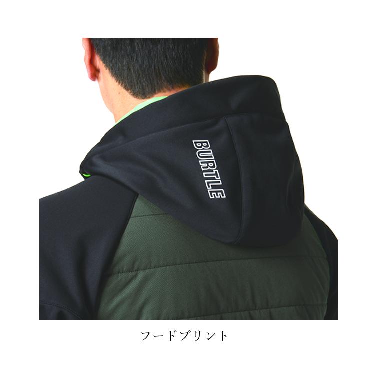 BURTLE（バートル） 防寒 ジャケット 2023 ヒーターフーディー ハイブリッド サーモクラフト対応 防水 撥水 防風 保温 防寒 フーディー 3220 : craftworks ...