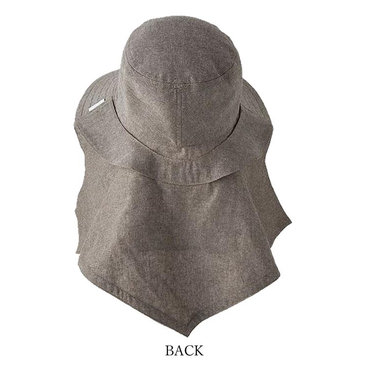 のらスタイル 農園帽子 農作業 帽子 農園フード 畑美人 UV対策 レディース 農業女子 ガーデニング 母の日 NS-132 (1枚までネコポス) : craftworks - 通販 ...