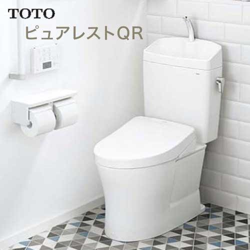 あすつく対応 TOTO ピュアレスト QR 便器 CS232B タンク SH233BA 手洗付き 便座無し 床排水 排水芯 200mm NW1 ホワイト CS232B+SH233BA トートー ...