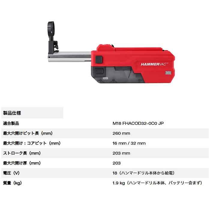 ミルウォーキー M18 32mm D ハンドル集じんアダプター M18 FDDEL32-0 APJ : クラシール - 通販 - Yahoo!ショッピング