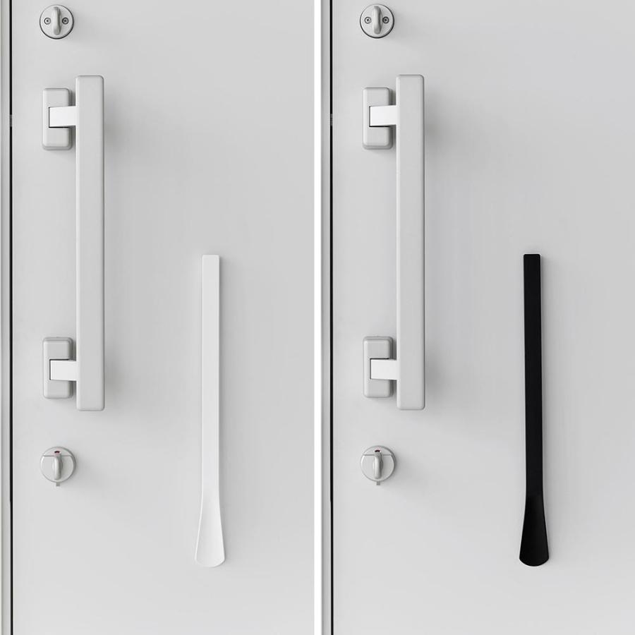 マグネットで付けるウォール靴ベラ タワー 石こうボード壁対応 山崎実業 tower ホワイト ブラック 1636 1637 : クラシール - 通販 - Yahoo!ショッピング