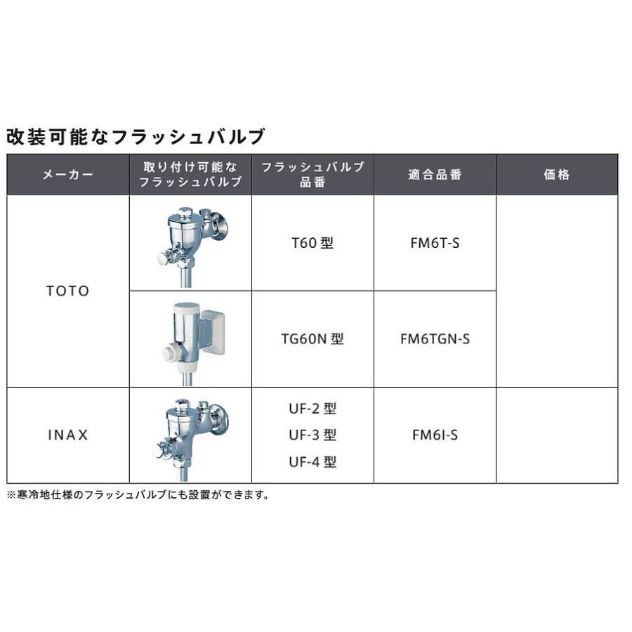 フラッシュマン フラッシュバルブ式小便器用 FM6シリーズ シルバー 電池式 FM6TGN-S ミナミサワ フラッシュバルブ品番 TOTO TG60N型 後付けタイプ : クラシール - 通販 ...