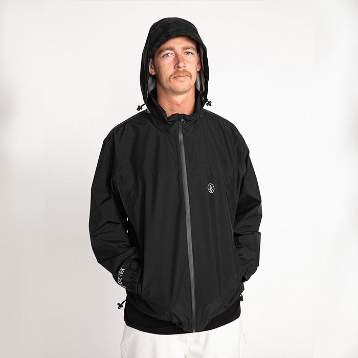 VOLCOM STONE SHELL GORE-TEX JACKET ヴォルコム ボルコム BLK レインブレーカー GORE-TEX ...