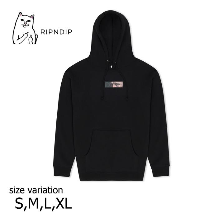 RIPNDIP（リップンディップ） RIPNDIP VAN NERMAL HOODIE BLACK フーディー パーカー スケボー メンズ ...