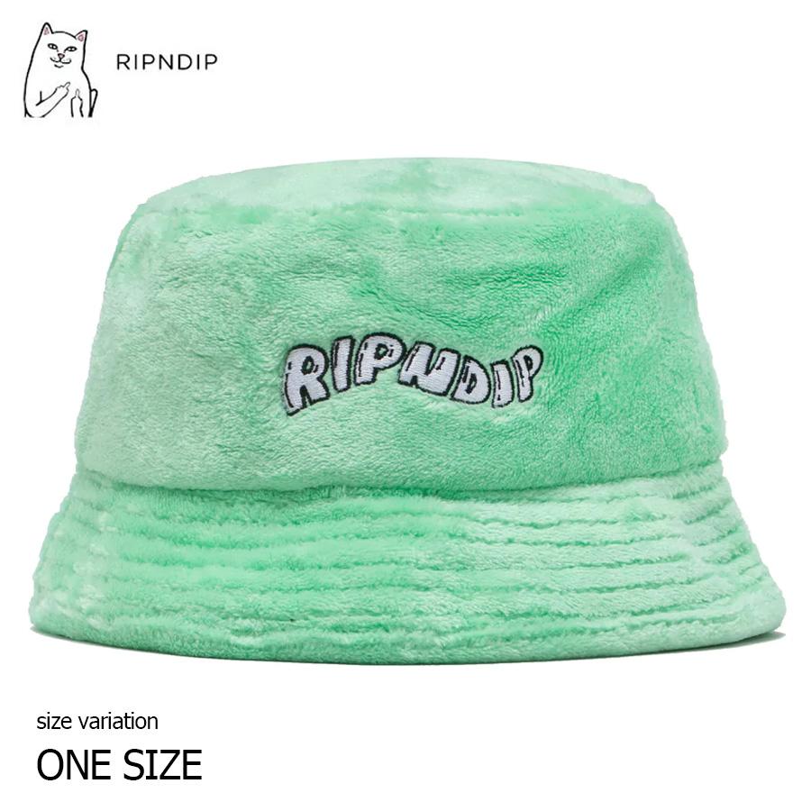 RIPNDIP Wave Sherpa Bucket Hat Pistachio リップンディップ 帽子 スケボー ウェーブ シェルパ ...