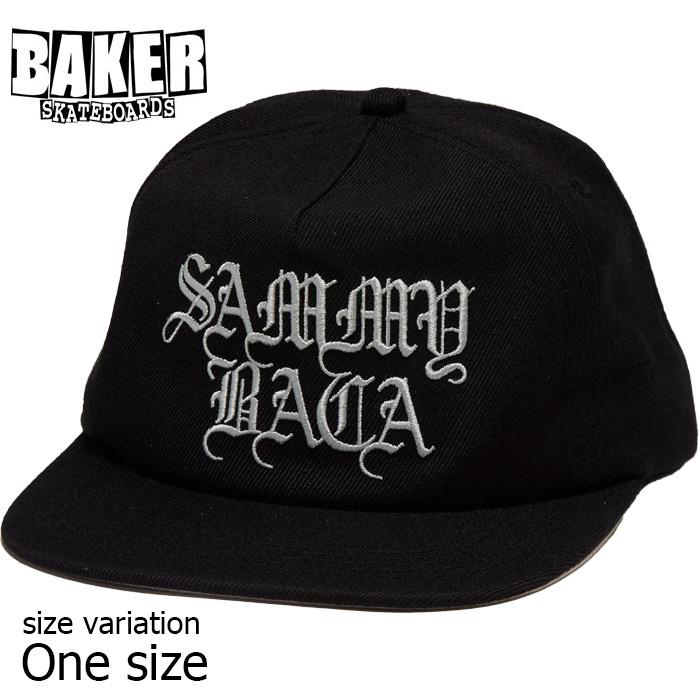 BAKER ベイカー ベーカー 帽子 キャップ スナップバック スケボー SNAPBACK BACA BLACK スケートボード CAP ...
