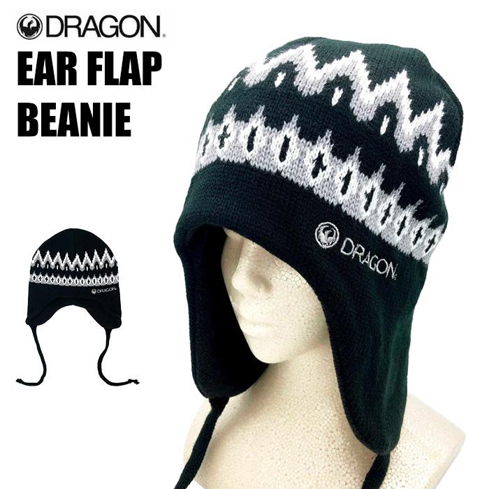 ドラゴン（DRAGON） 25-26 DRAGON EAR FLAP BEANIE スノーボード フラップキャップ ユニセックス 帽子 ...