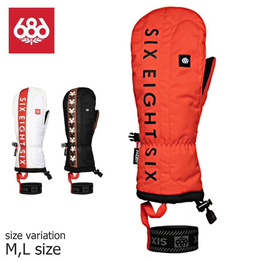 686 TEAM MITT グローブ 手袋 ミトン GLOVE ロクハチロク シックスエイトシックス スノーボード スノボー : CRASS ...