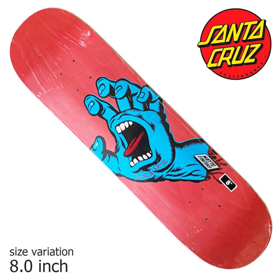 SANTA CRUZ SCREAMING HAND RED 8.0inch PINK スケボー スケートボード デッキ サンタクルーズ ...