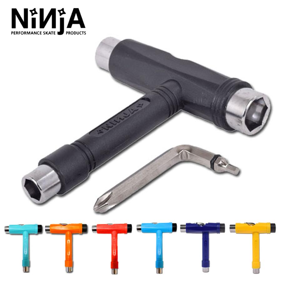 NINJA T5 MULTI FUNCTION SK8 WRENCH BLACK BLUE RED ORANGE SKY ニンジャ 工具 ...