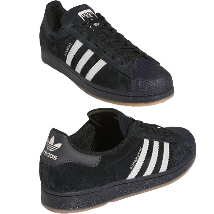 adidas ADIDAS アディダス スニーカー スーパースター 靴 スケボー SUPERSTAR ADV BLK/WHT IG1705 ...