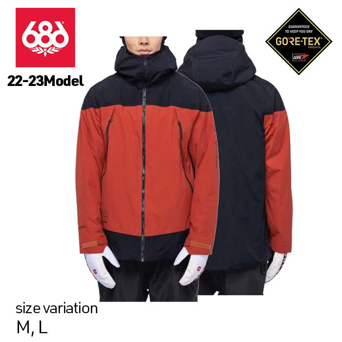 686 22-23 GORE-TEX Hydrastash Sync Jacket ウェア BRICK RED CLRBLK スノーボード ...