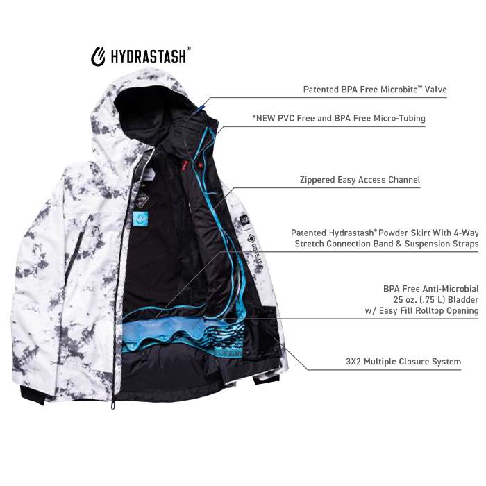 686 22-23 GORE-TEX Hydrastash Sync Jacket ウェア BRICK RED CLRBLK スノーボード ...