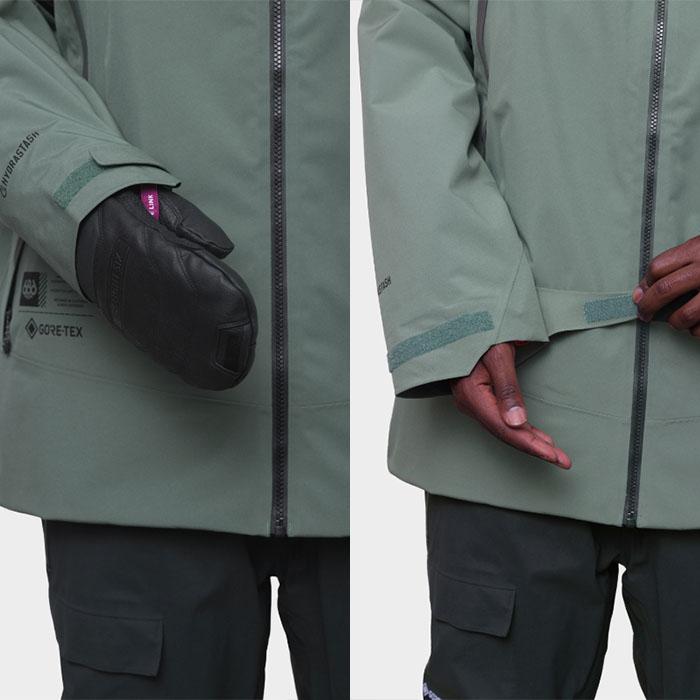 686 23-24 GORE-TEX HYDRASTASH SYNC JACKET ウェア CYPRESS GREEN スノーボード シックス ...