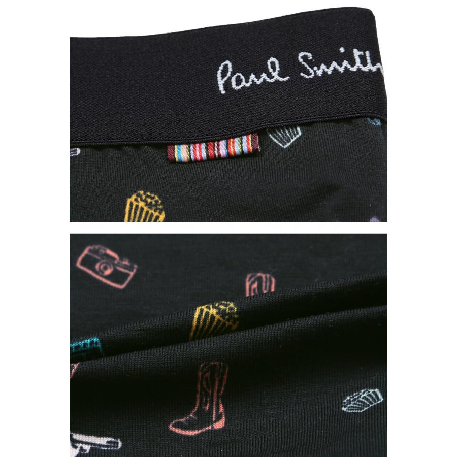 ボクサーパンツ メンズ ポールスミス Paul Smith ロング 下着 紳士 おしゃれ 綿 長め アニマル ドット ボーダー ブランド ...