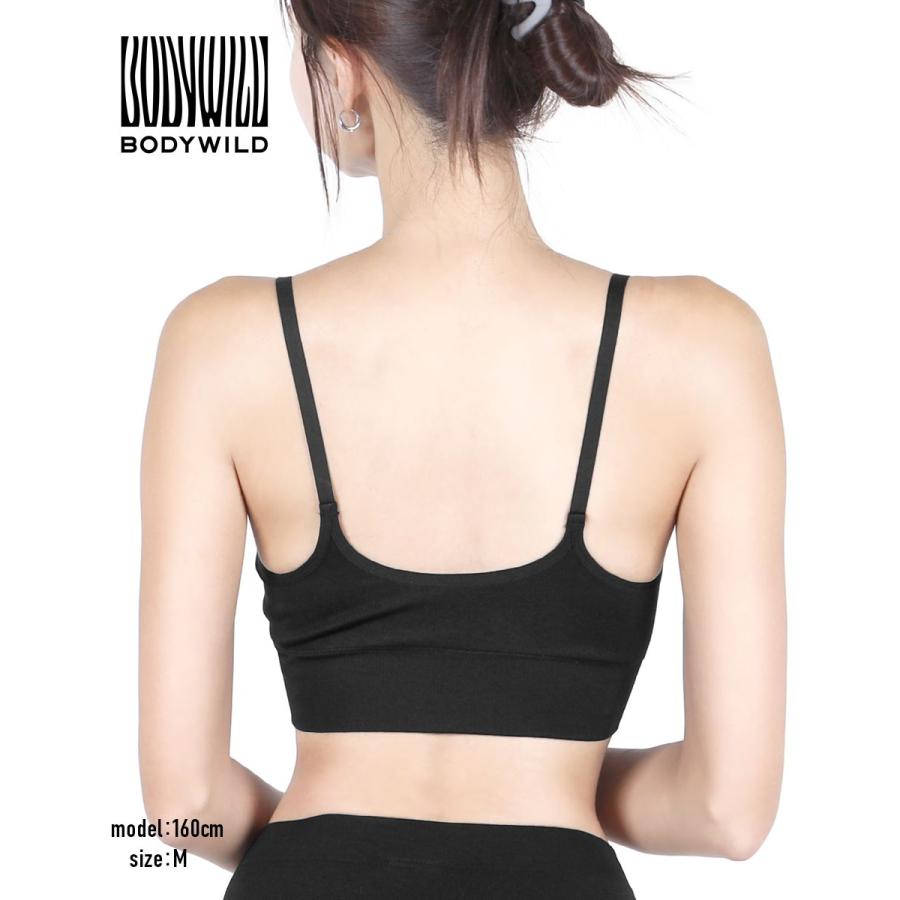 GUNZE グンゼ スポーツブラ レディース BODY WILD ボディワイルド ハーフトップ スポブラ ジム ヨガ トレーニング スポーツインナー ブランド メール便 : ブランド下着なら ...