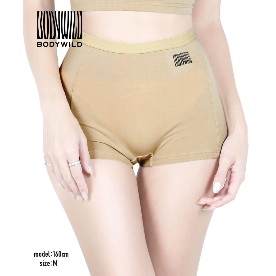 GUNZE グンゼ ショーツ レディース BODY WILD ボディワイルド ジム ヨガ トレーニング スポーツインナー 綿 コットン 無地 ロゴ ワンポイント ブラン メール便 : ブランド ...