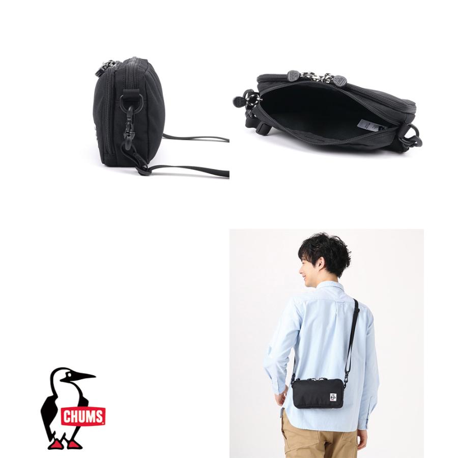 CHUMS チャムス CHUMS正規品 リサイクルフロントベロウズショルダー ショルダーバッグ コンパクトショルダー ミニショルダー CH60-3648/国内正規品/通勤/通学 : 大きい ...