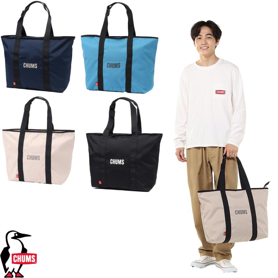 CHUMS チャムス CHUMS正規品 リサイクルチャムスデイリートート トートバッグ 大きめトート 肩掛け 旅行 A3サイズ収納可能 25L 大容量 アウトドア CH60-3845 ...