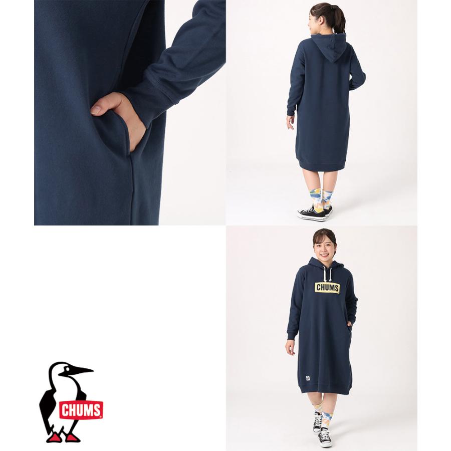 チャムス CHUMS正規品 チャムスロゴロングパーカー レディース ワンピース スウェット ポケット CH18-1281 :ch18-1281:大きいサイズの帽子専門店CREAK - 通販 ...