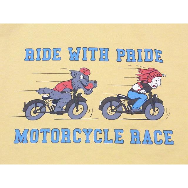 Pherrow's フェローズ Tシャツ 25S-PT14 RIDE WITH PRIDE : American Clothing Cream - 通販 - Yahoo!ショッピング