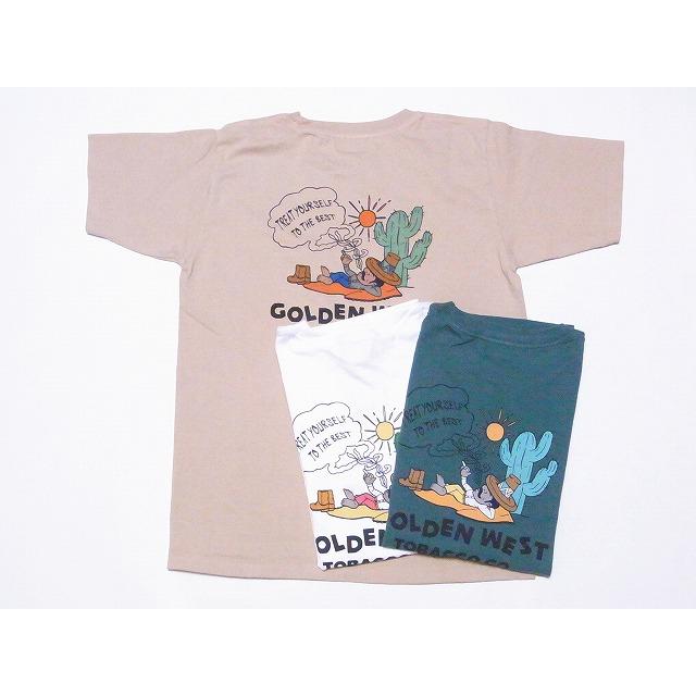 Pherrow's フェローズ Tシャツ 25S-PT9 GOLDEN WEST TOBACCO CO. : American Clothing Cream - 通販 - Yahoo!ショッピング