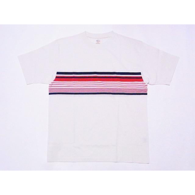 WAREHOUSE ウエアハウス Tシャツ パネルボーダーT 4093 PANEL BORDER パネルボーダーTシャツ (クリーム/ネイビー ...