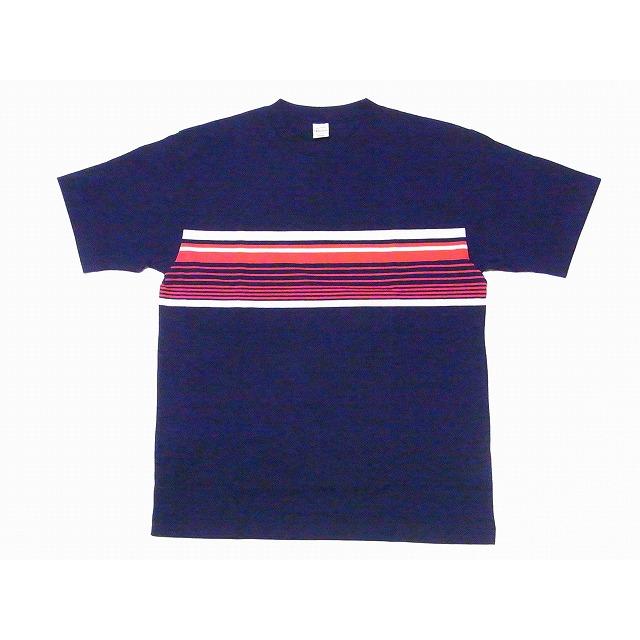 WAREHOUSE ウエアハウス Tシャツ パネルボーダーT 4093 PANEL BORDER パネルボーダーTシャツ (ネイビー/クリーム ...
