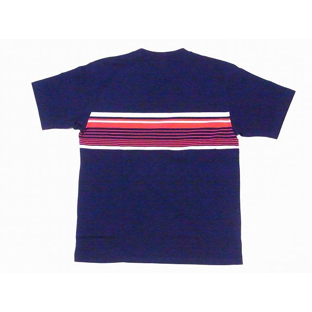 WAREHOUSE ウエアハウス Tシャツ パネルボーダーT 4093 PANEL BORDER パネルボーダーTシャツ (ネイビー/クリーム×レッド) : American Clothing ...