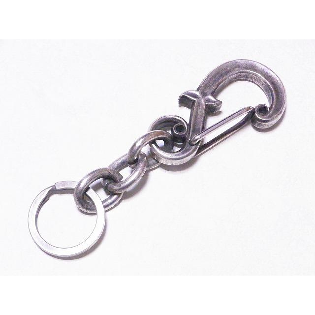 OPUS INCEPTION インセプション キーホルダー IPK-04 Fホール カラビナ 真鍮 ブラス製 本銀厚塗りメッキ (シルバーメッキ) : American Clothing ...