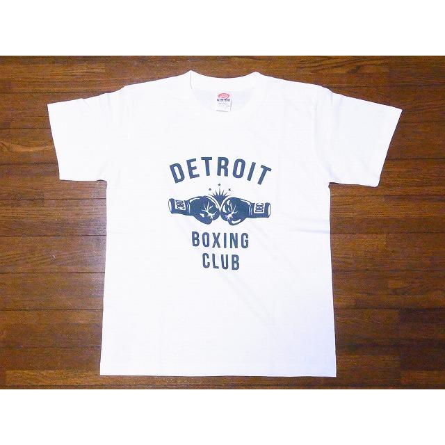 Dry Bones ドライボーンズ Tシャツ DETROIT BOXING CLUB PT-836 Print T-Shirt (ホワイト ...