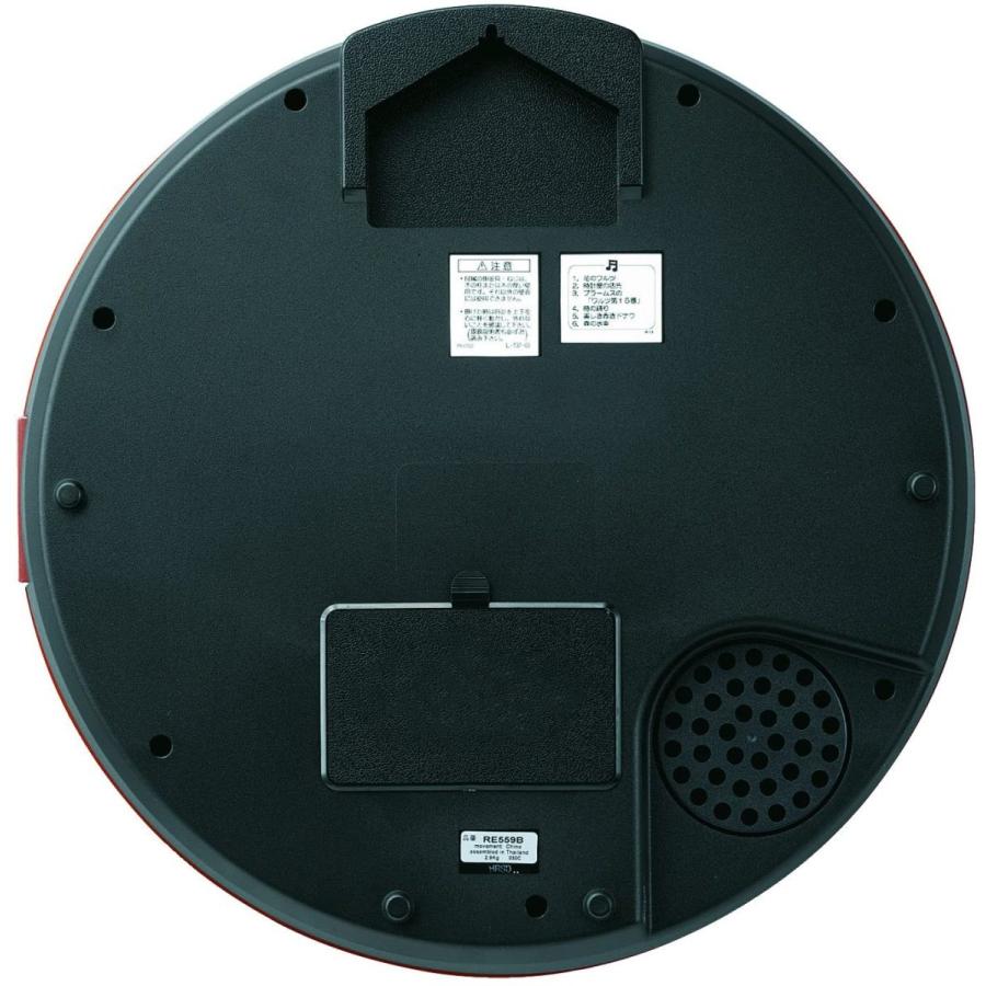 [SEIKO] セイコー クロック 掛時計 からくり 6曲 メロディ RE559H 茶 ブラウン マーブル 模様 電波時計 アナログ ...