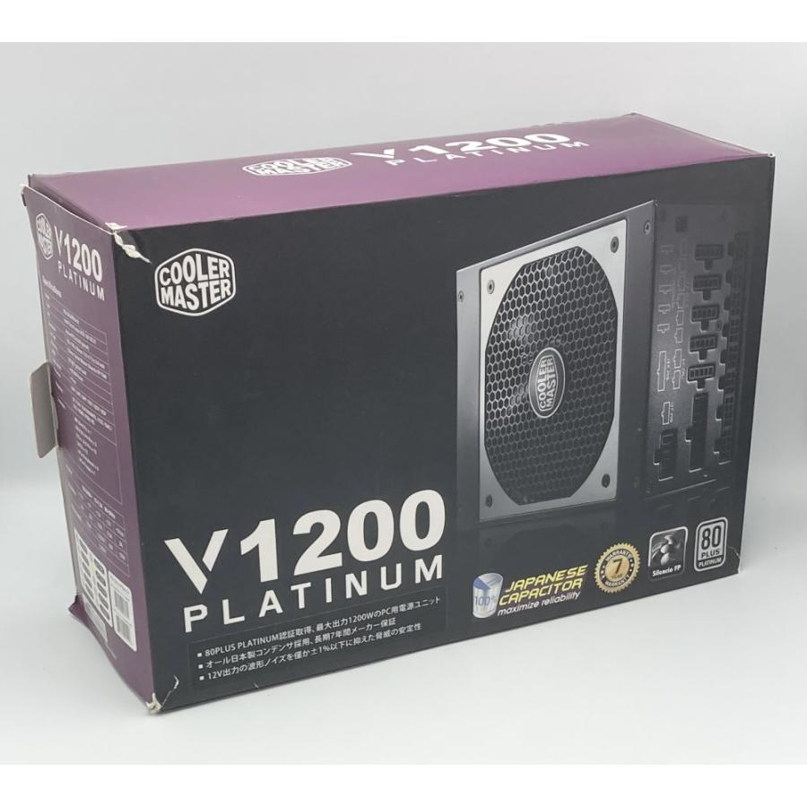 中古 CoolerMaster V1200 Platinum 1200W PC電源ユニット 80PLUS PLATINUM PS443 : ショッピングクレア - 通販 - Yahoo!ショッピング