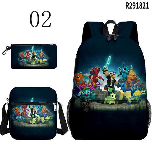新品 3点セット リュックサック Minecraft 男の子 女の子 リュック 大きめ 子供から大人まで キャラクター 通学バッグ : デジパーク - 通販 - Yahoo!ショッピング
