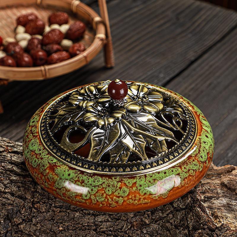 蚊取り線香入れ 蚊取り線香ホルダー 蚊取り線香立て ケース 蚊取り 線香入れ スタンド おしゃれ 陶器 虫除け蚊遣り 玄関 卓上 床置き ...