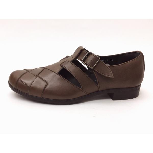 chausser トラベルシューズバイショセ TR-029 ブラウン DBR メッシュストラップシューズ レディース 靴 TRAVEL SHOES by : shoes shop ...