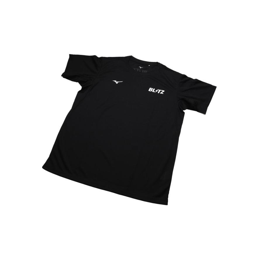 BLITZ ブリッツ MIZUNO ドライ Tシャツ 2XLサイズ 13653 DRY T-Shirt BLACK WEAR グッズ ロゴ プリント 綿100% ファッション : クレール ...