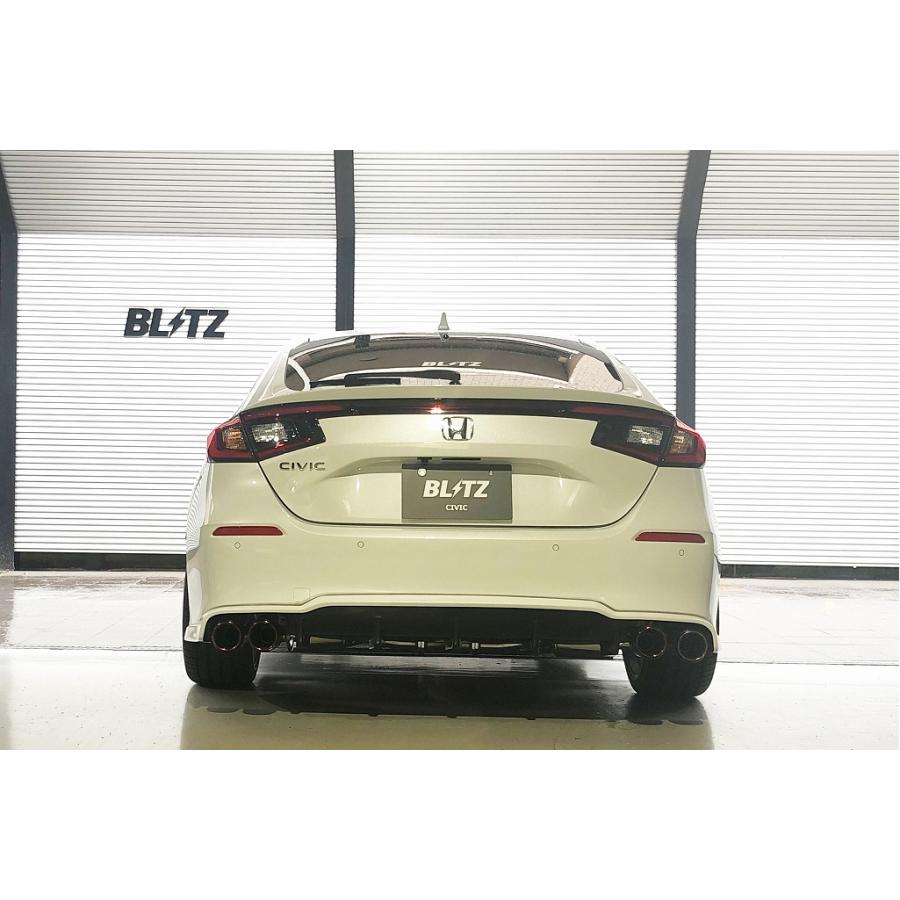 BLITZ ブリッツ NUR-SPEC CUSTOM EDITION CR 63200C ホンダ 6BA-FL1 シビック 用 パイプ径:φ50/テール径:Φ101.6-2.5R : クレール ...