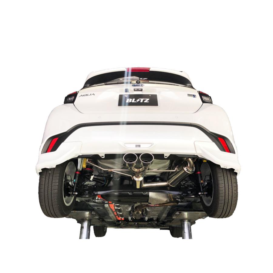 BLITZ ブリッツ NUR-SPEC CUSTOM EDITION VS 63581 トヨタ MXPK11 アクア 2WD専用 パイプ径:φ50/テール径:Φ108OVAL-2.5R ...