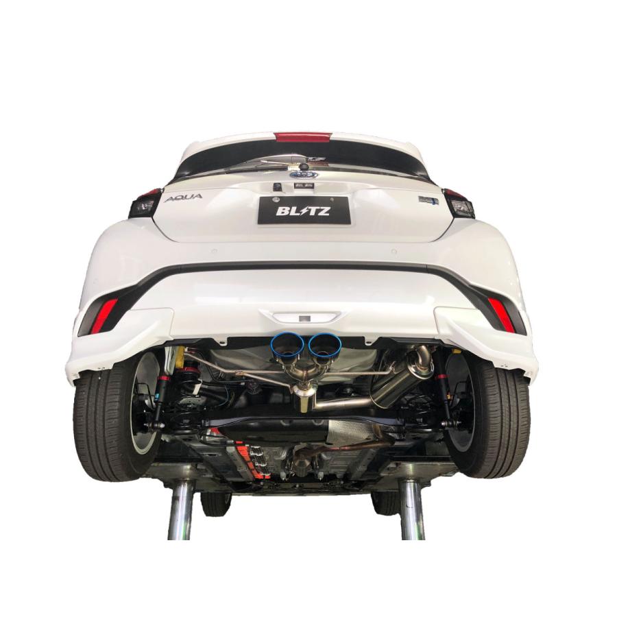 BLITZ ブリッツ NUR-SPEC CUSTOM EDITION VSR 63581V トヨタ MXPK11 アクア 2WD専用 パイプ径:φ50/テール径:Φ108OVAL-2.5R ...