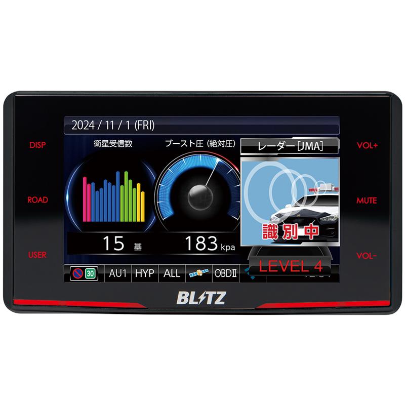 JMA-520/JMA-401/MSSS対応 ブリッツ レーザー＆レーダー探知機 直接配線コード TL315R + BLRP-01 セット Touch-LASER OBD2 無線LAN対応 ...