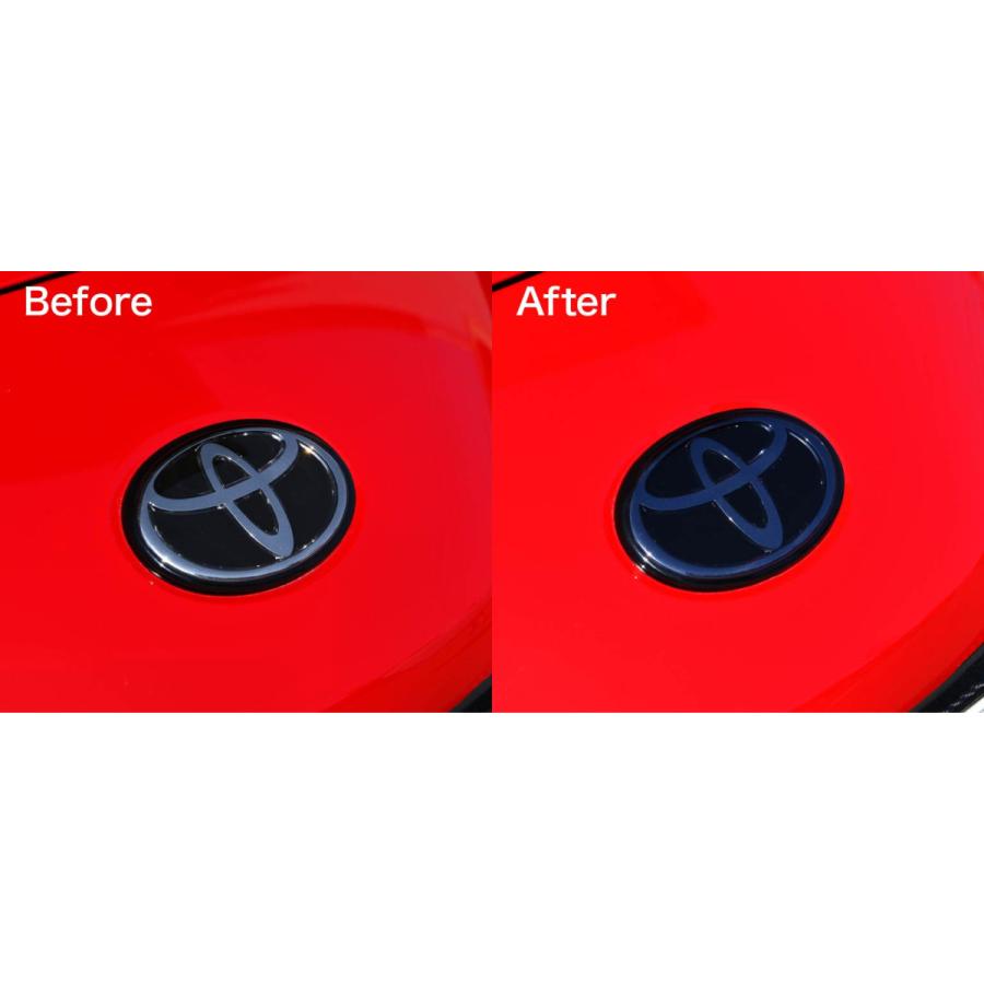 【在庫あり即納!!】コードテック CO-TEP-001 core OBJ フロントエンブレム用プロテクションフィルム for TOYOTA GR SUPRA (A90) クリアスモークタイプ ...