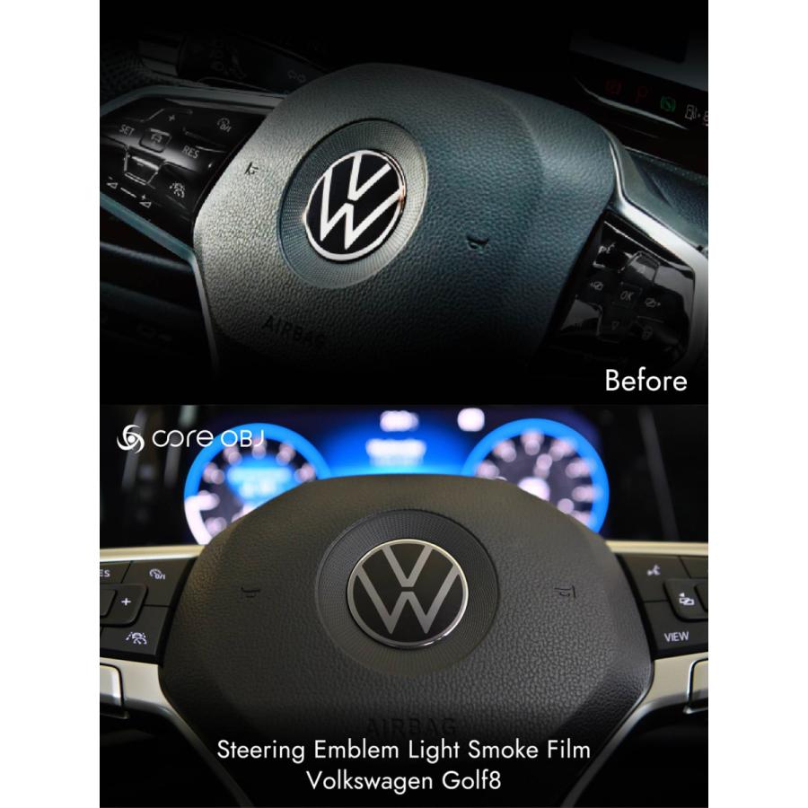 CODE TECH コードテック ステアリング エンブレム 保護フィルム CO-VSF-G8 core OBJ フォルクスワーゲン ゴルフ8 HB(CD)等用 : クレールオンラインショップ ...