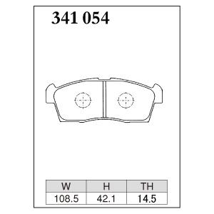DIXCEL EC341054 純正補修向けブレーキパッド EC type アイ HA1W フロント用 ディクセル : クレールオンラインショップ - 通販 - Yahoo!ショッピング