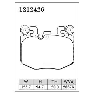 DIXCEL M1212426 ブレーキパッド M type トヨタ DB06 スープラ(RZ) フロント用 ディクセル ブレーキダスト 低減 ストリート : dixcel-m1212426 ...