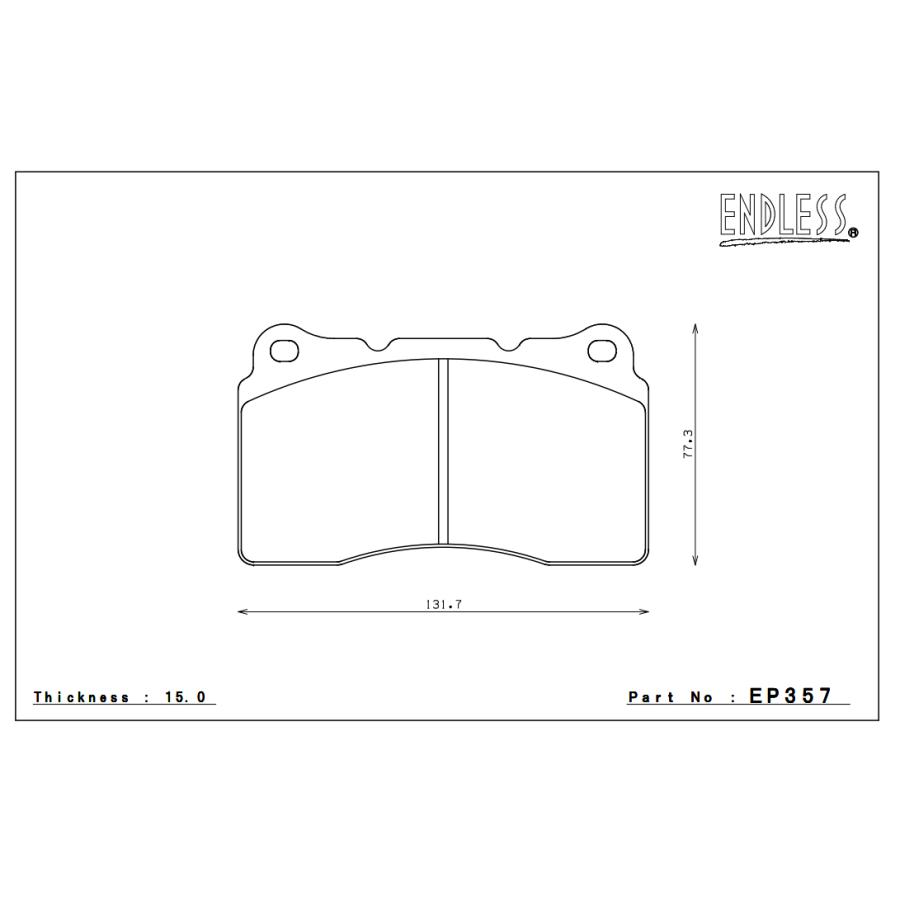 ENDLESS（エンドレス） ENDLESS MX72357500 ブレーキパッド 車両一台分セット VAG WRX (S4 tS ...