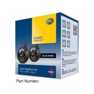 HELLA ヘラー 051219 クラッシックホーン セット 汎用 12V車専用 ホーン 2ピースセット ブラック 車 ドレスアップ 012 588-151 : クレールオンラインショップ ...